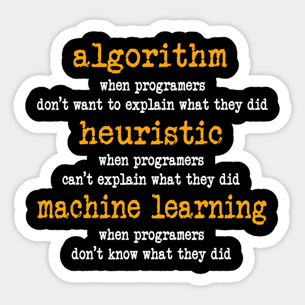 Programmers Funny Algorithm Heuristic Machine Learning Programmers Funny Algorithm Heuristic M